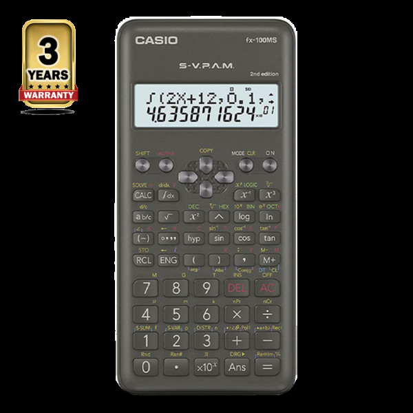 Casio FX100 Ms 2nd Edition Scientific Calculator - Black